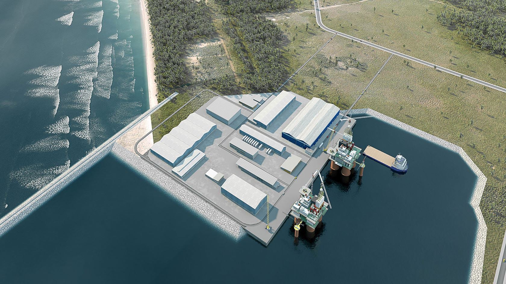 Sustainable Offshore Marine Supply Bases Design | Haskoning
