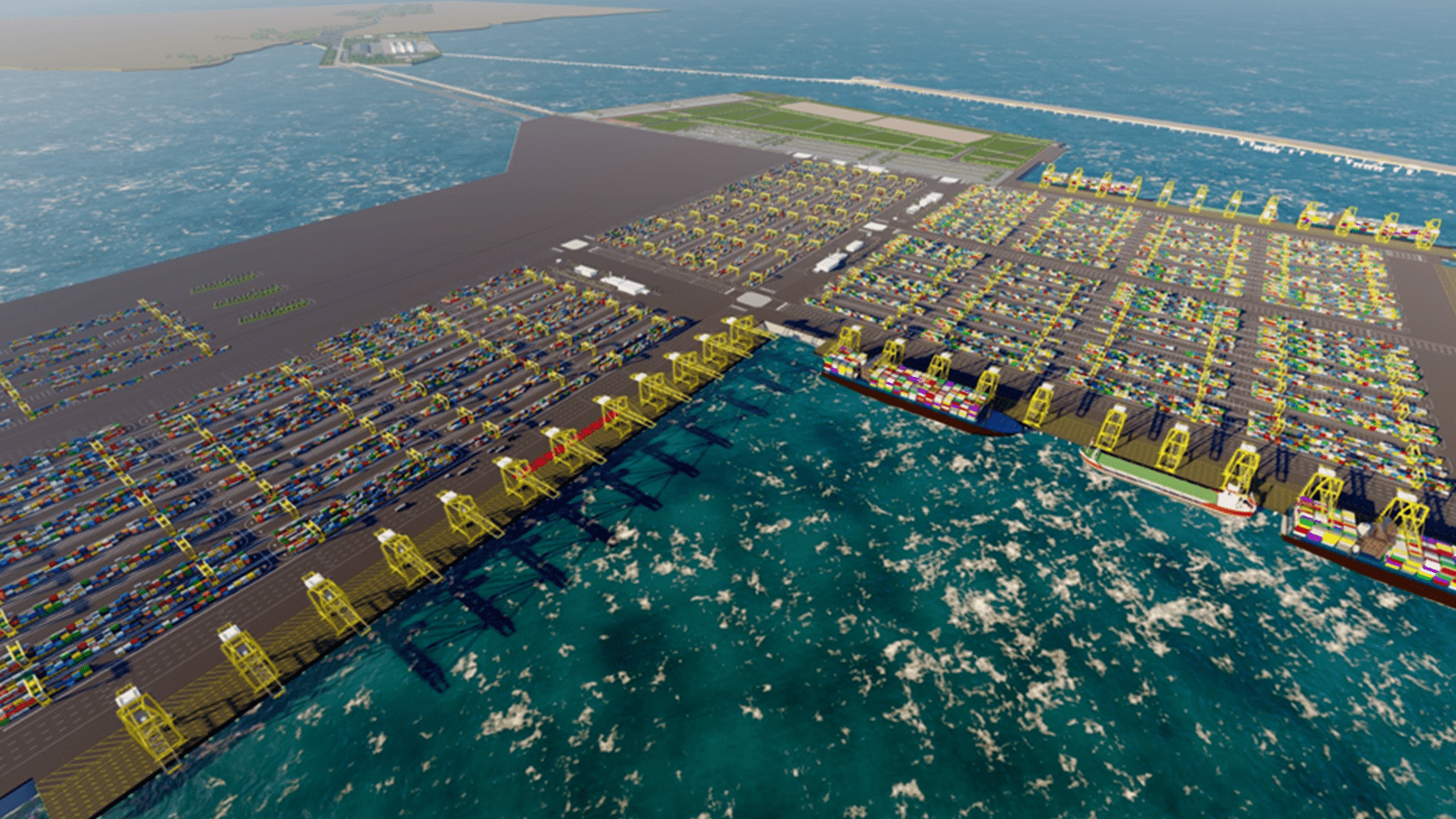 Construction begins on greenfield port: Vadhvan Mega Port | Haskoning
