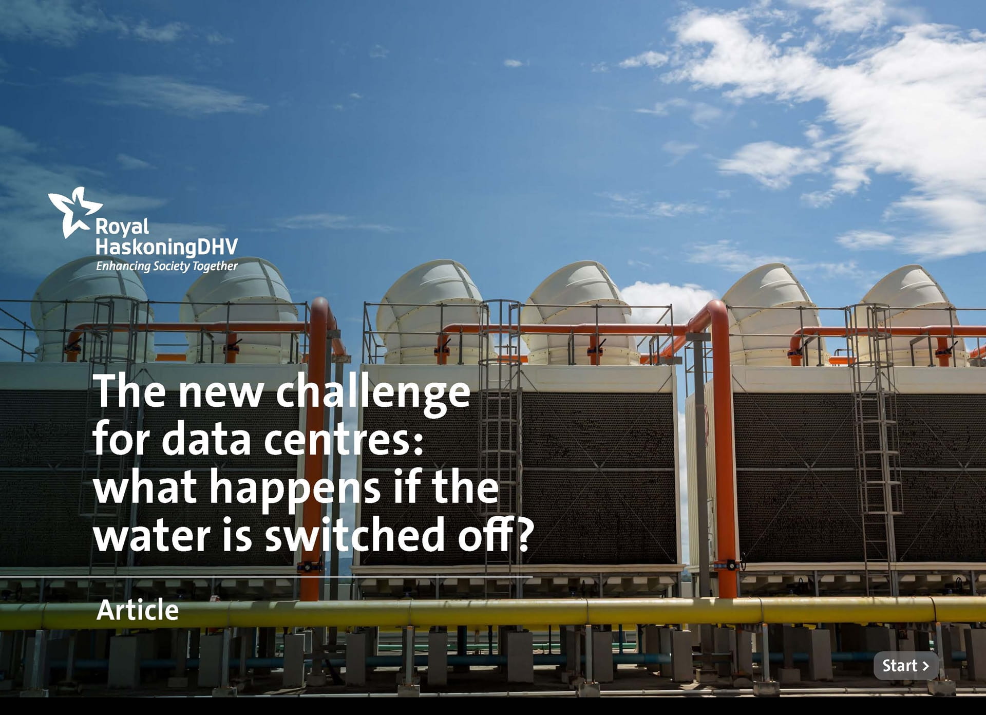 Water stewardship in data centres for sustainable usage | Haskoning