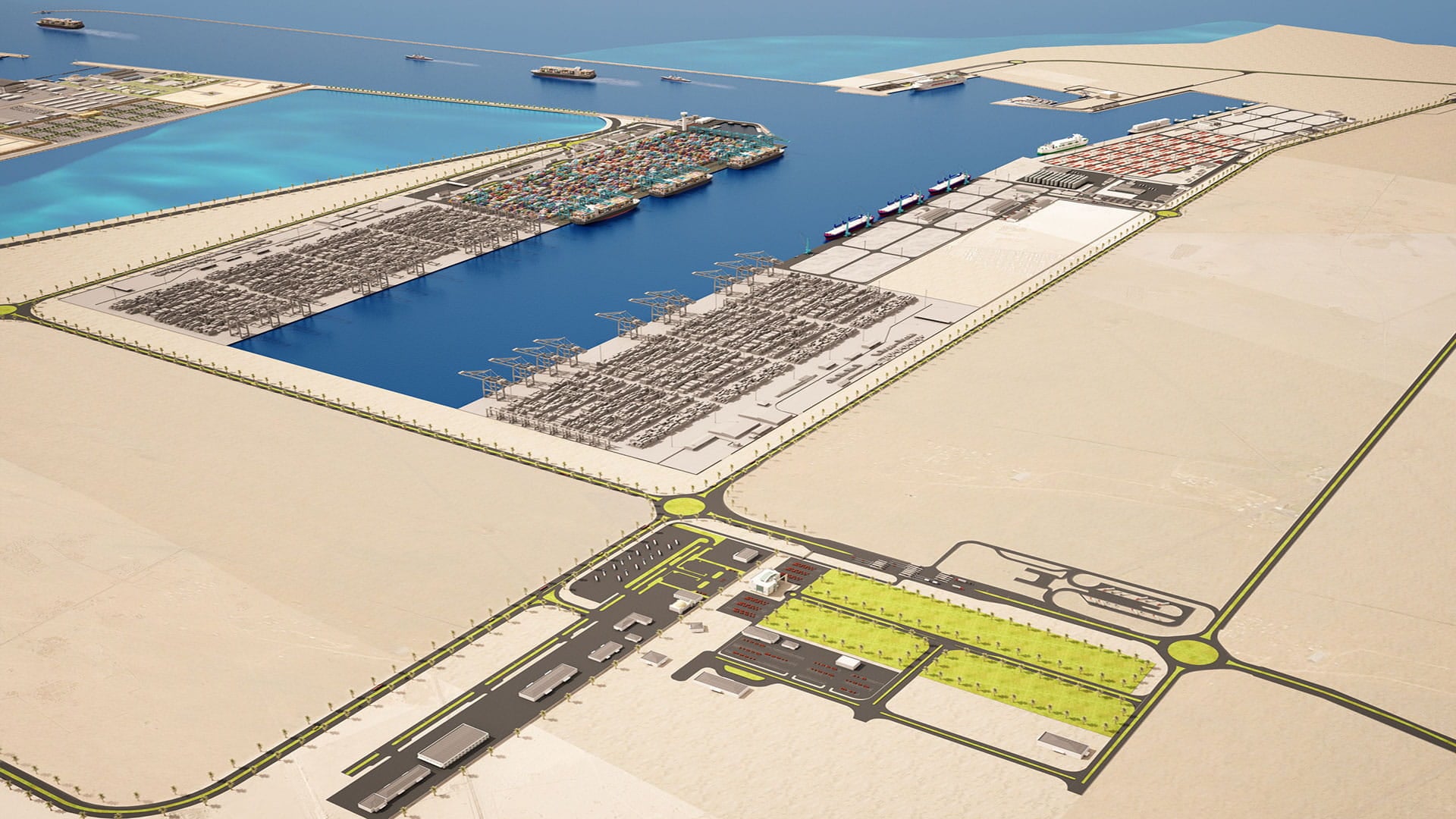 Masterplanning for Doha New Port In Qatar | Haskoning